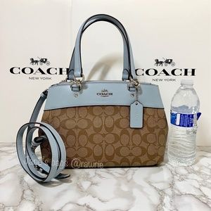 Coach | Bags | New Coach Signature Leather Mini Brooke Carryall | Poshmark